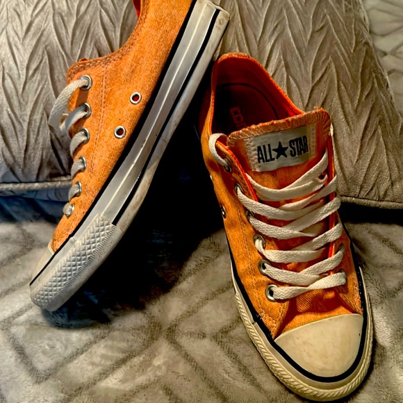 Converse | Shoes | Converse Orange | Poshmark